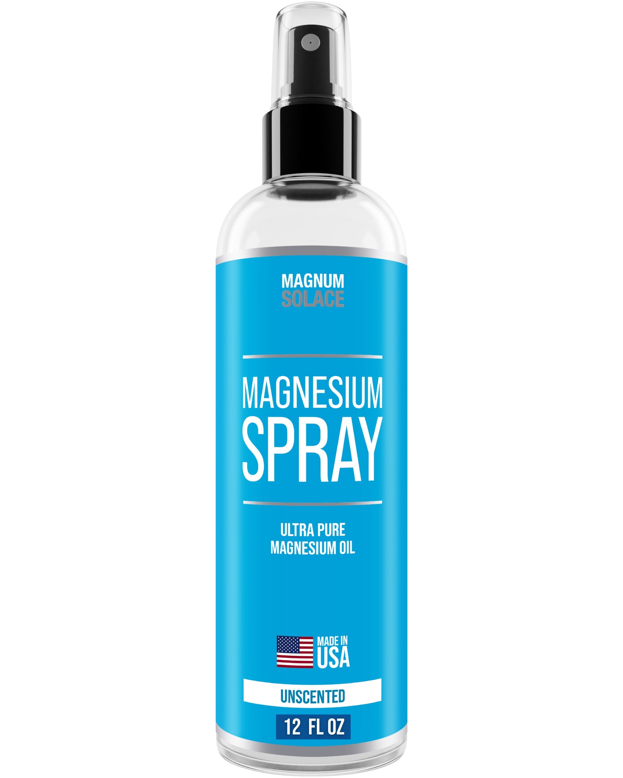 Magnesium Spray - Pure Magnesium Oil Body Spray, 12 oz – Magnum Solace