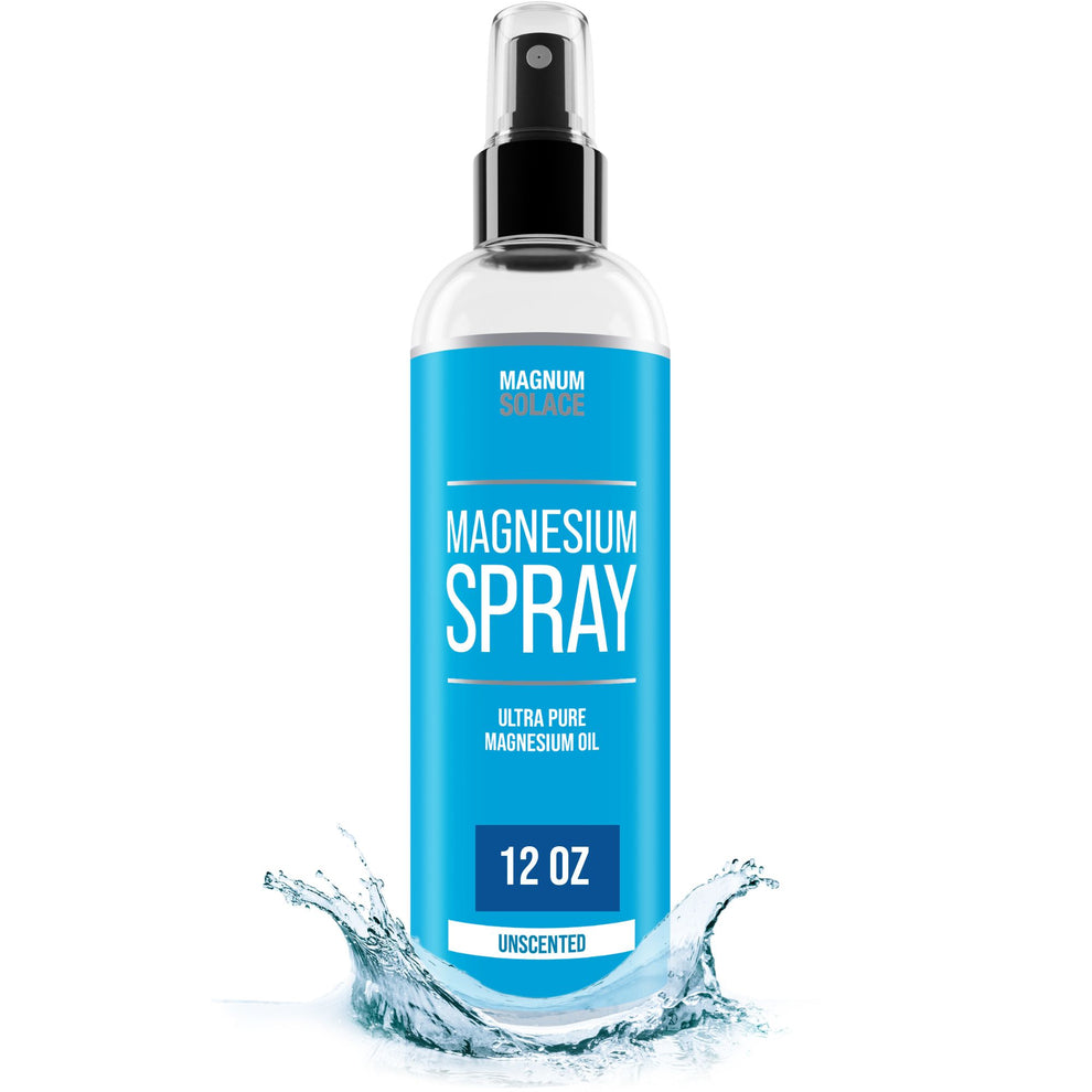 Magnesium Spray - Pure Magnesium Oil Body Spray, 12 oz – Magnum Solace